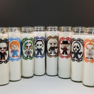 Cute Horror Character Candles - Etsy