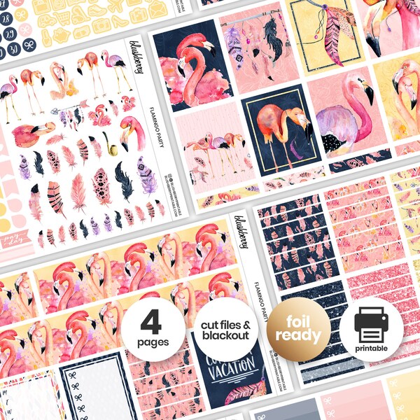 Flamingo Planner - Etsy