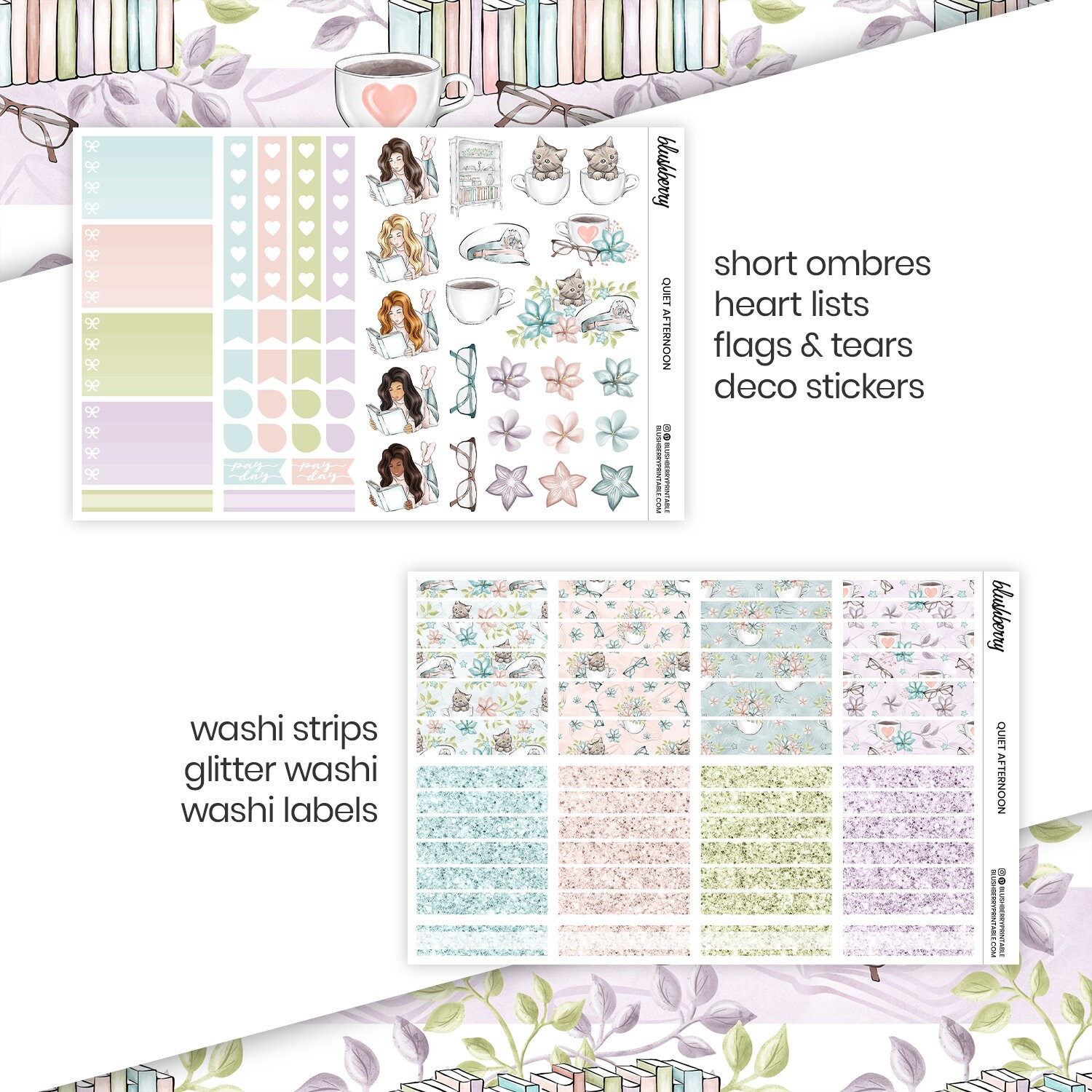 Reading Planner Stickers Books Weekly Kit Printable Weekly - Etsy