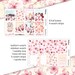 Cherry Blossoms Planner Stickers, Spring Weekly Kit, Printable Weekly ...