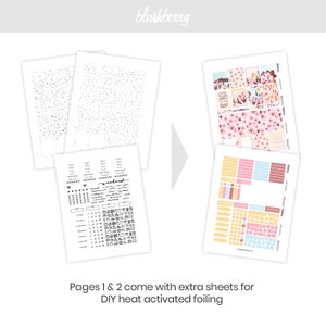 Cherry Blossoms Planner Stickers, Spring Weekly Kit, Printable Weekly ...