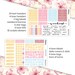 Cherry Blossoms Planner Stickers Spring Weekly Kit Printable - Etsy