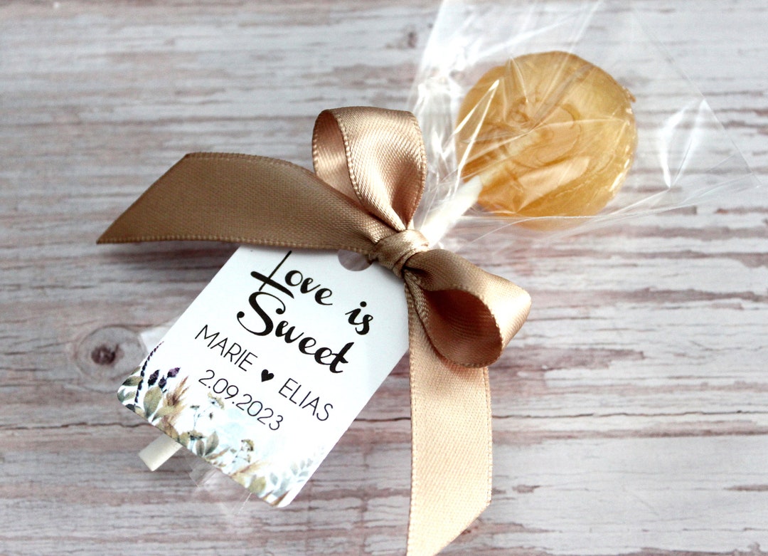 Love is Sweet Labels Small Autumn Wedding Thank You Favor Tags - Etsy