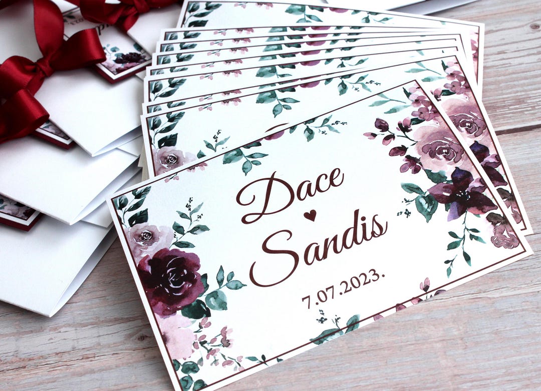 Personalized Wedding Champagne Bottle Labels: Burgundy Roses. Dark Red ...