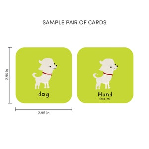 Minilingo, German/english Bilingual Flashcards | Small Gifts for Kids ...