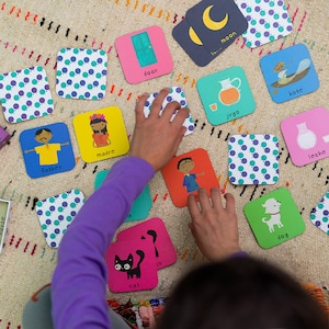 Bilingual Flashcards / Memory Card Game / Language Cards / Montessori ...