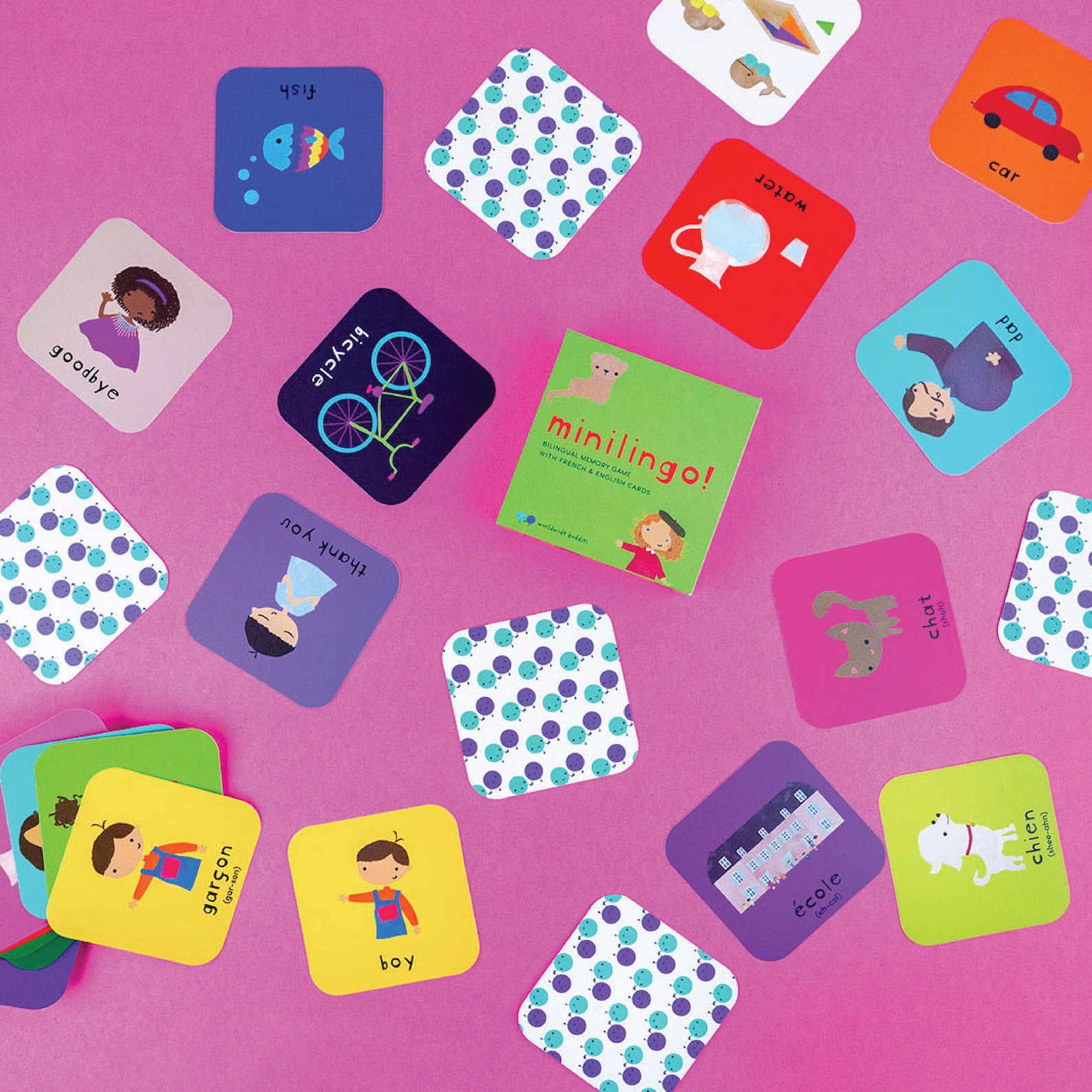 Bilingual Flashcards / Memory Card Game / Language Cards / | Etsy