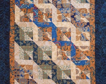 Twisted Ribbons Strip Quilt Pattern PDF - Etsy