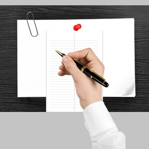 Lined Notes Template, Notes Page Printable, Note Taking, Notes Planner ...