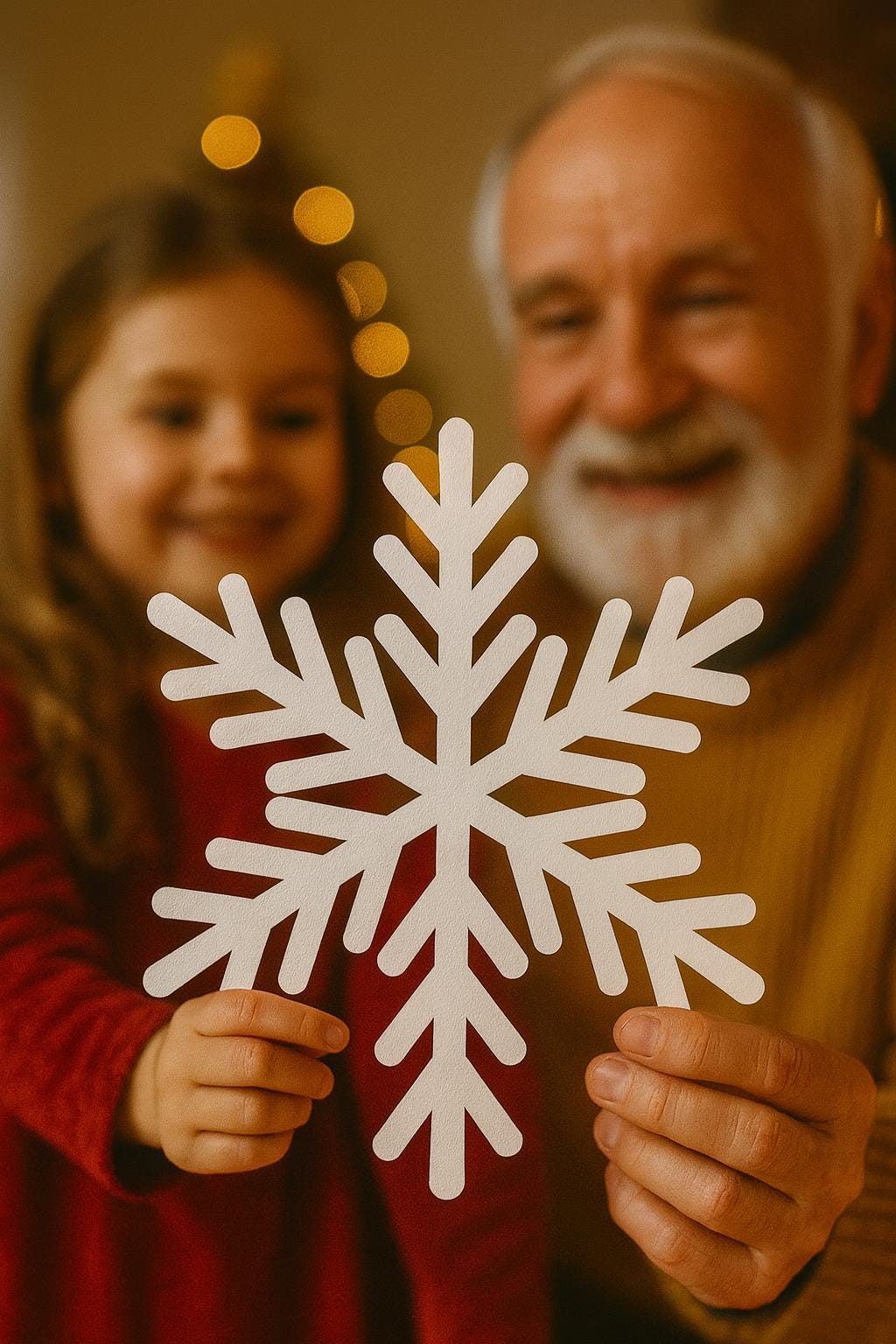 Snowflake Cutout Template Easy, DIY Snowflake Cutout, Kids Crafts ...