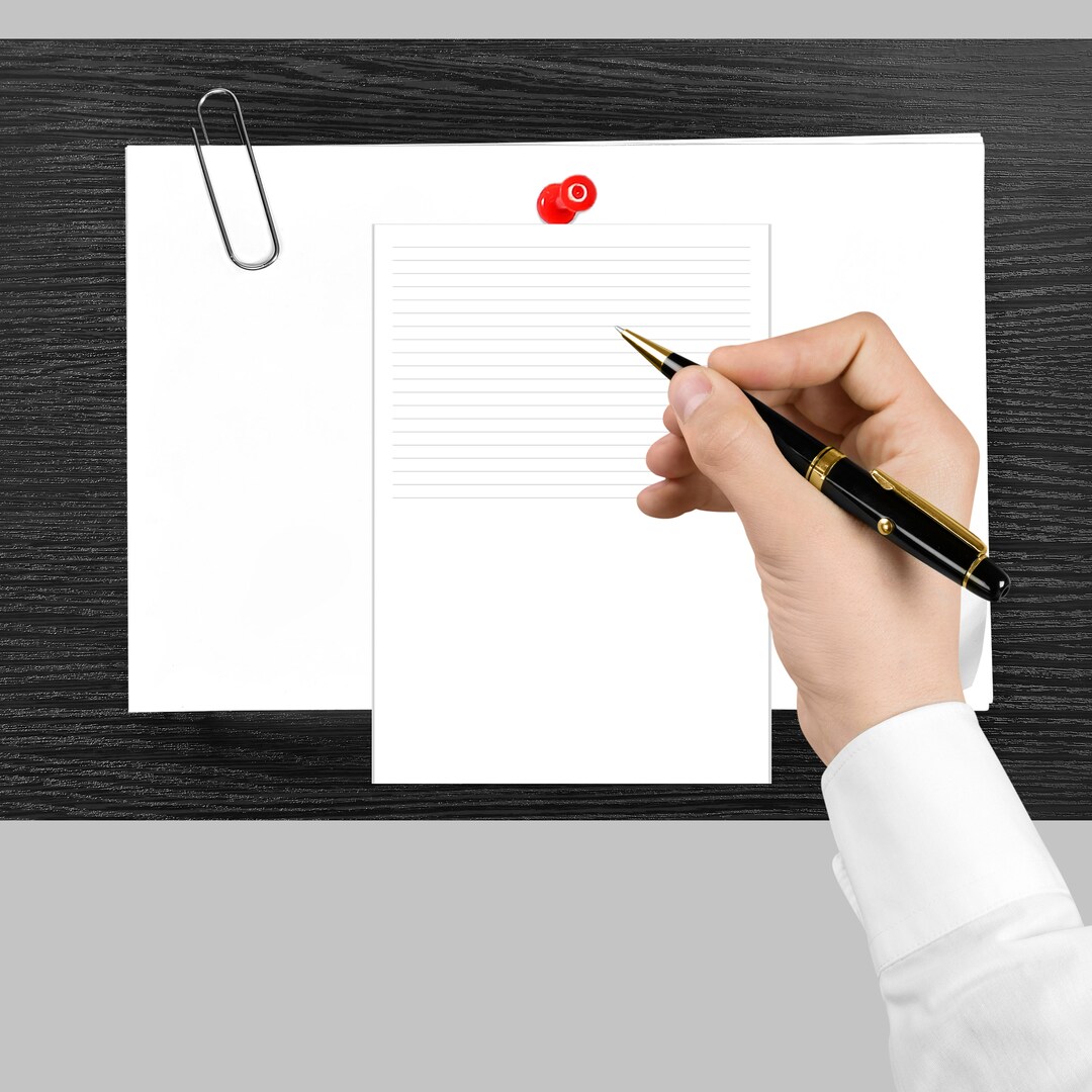 Lined Notes Template, Notes Page Printable, Note Taking, Notes Planner ...