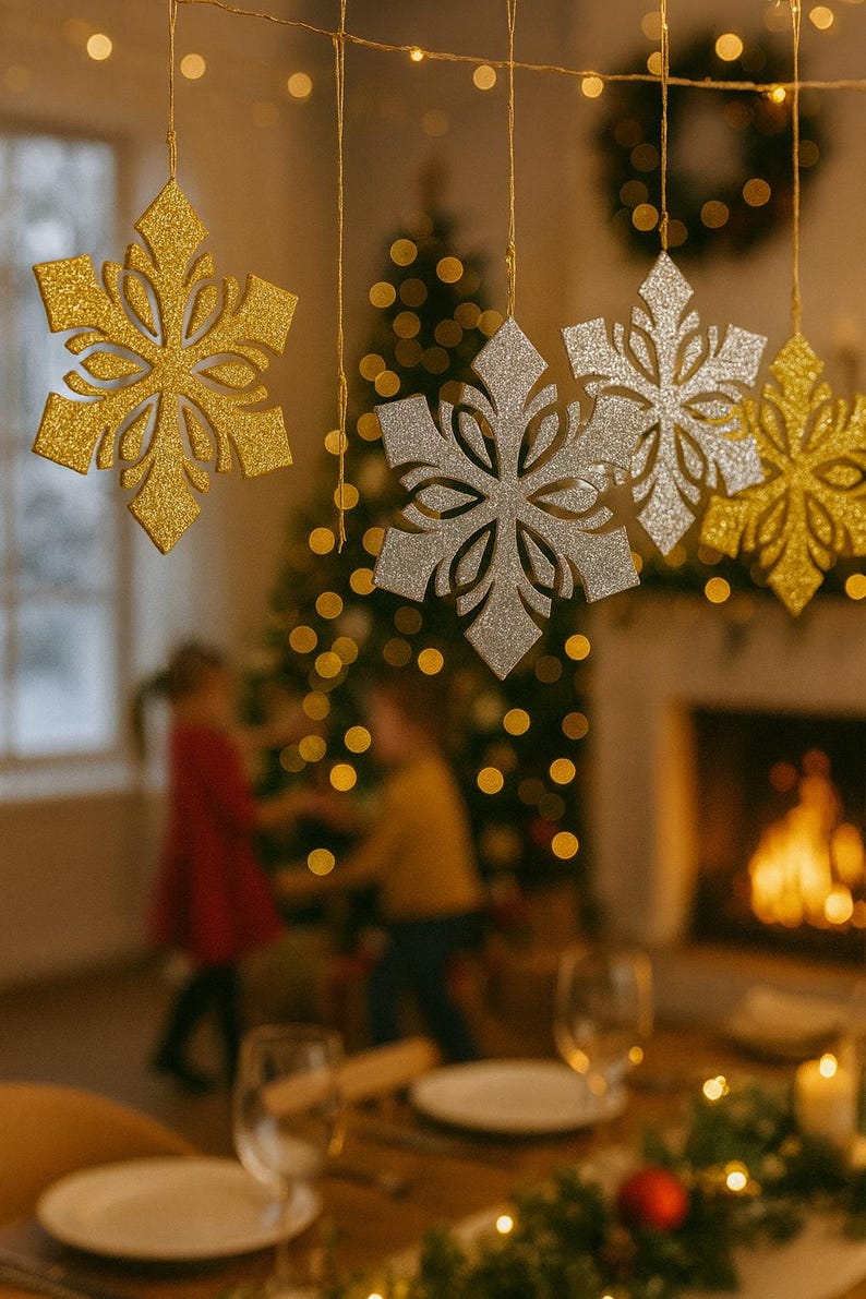 Easy Snowflake, Star, Christmas Boots Cutout Templates Set, Pages ...
