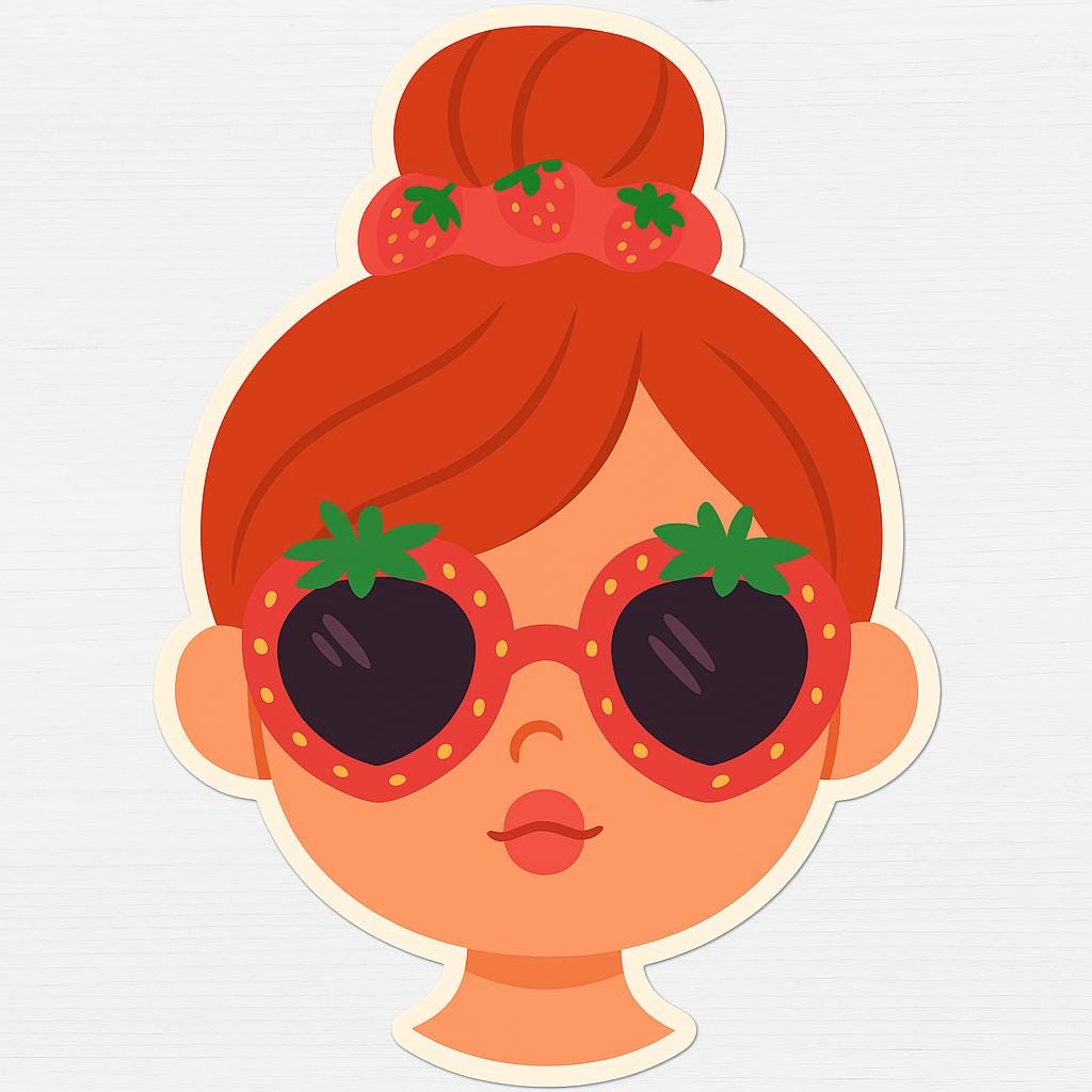 Printable Hair Tie Holder Set–cute Girls for Scrunchie Gifts, Digital ...