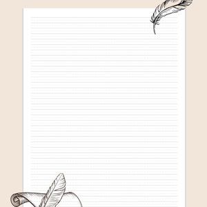 Lined Notes Template, Notes Page Printable, Note Taking, Notes Planner ...