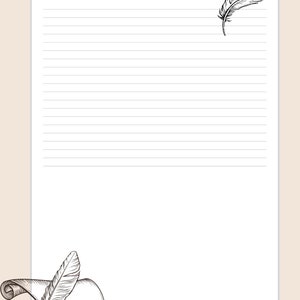 Lined Notes Template, Notes Page Printable, Note Taking, Notes Planner ...