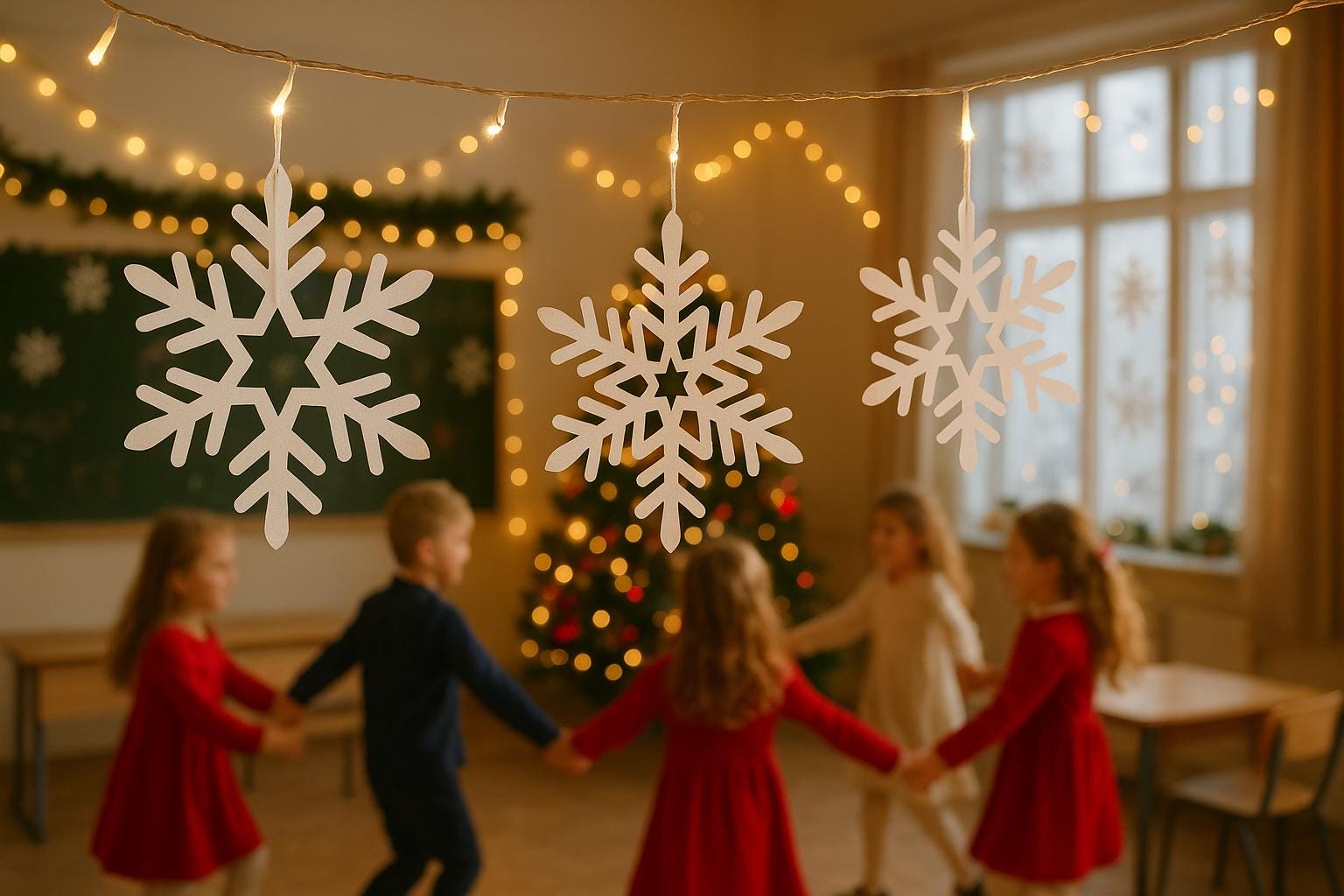 Snowflake Cutout Template Easy, DIY Snowflake Cutout, Kids Crafts ...