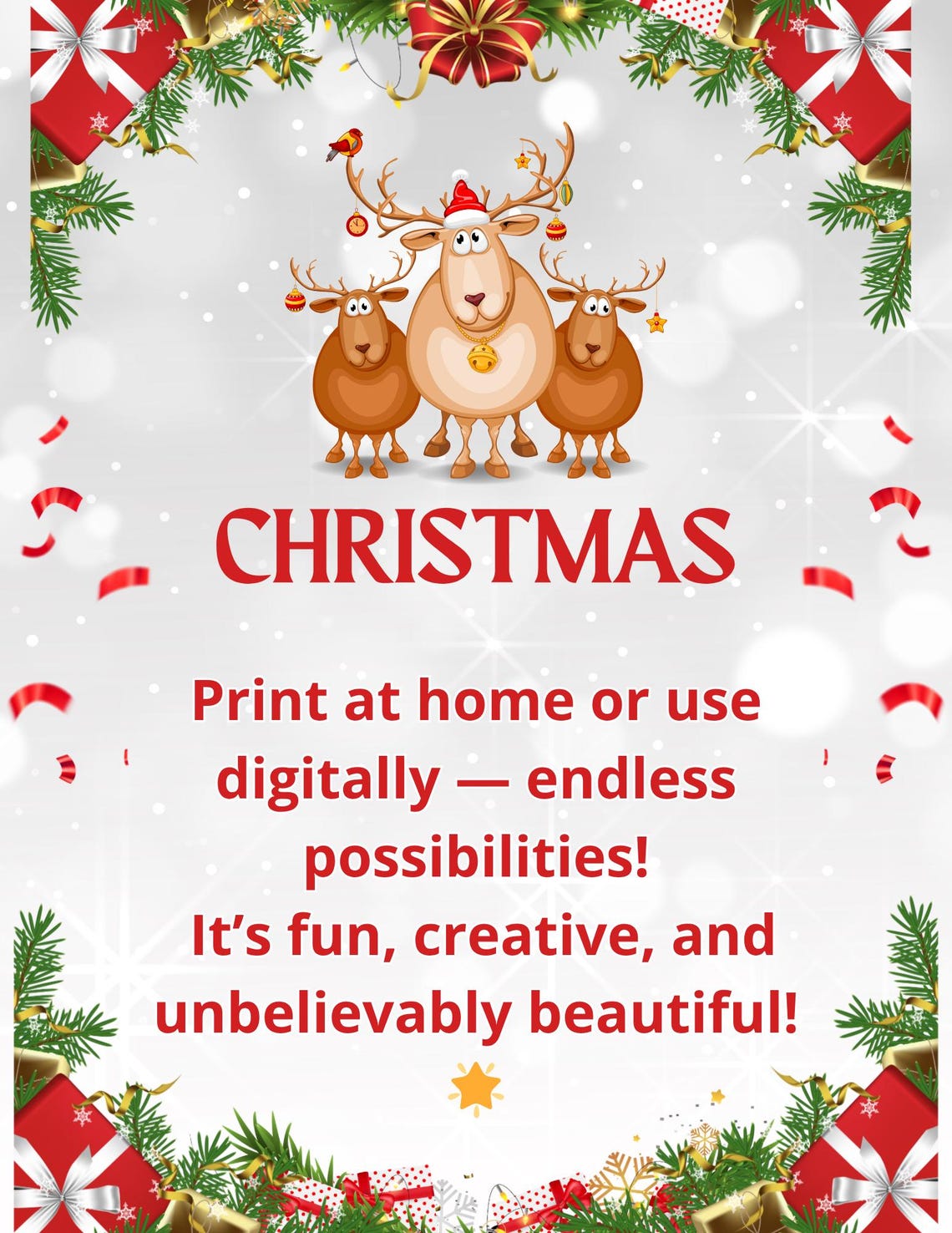50 Editable Christmas & New Year Templates PDF | Letters to Santa, Gift ...