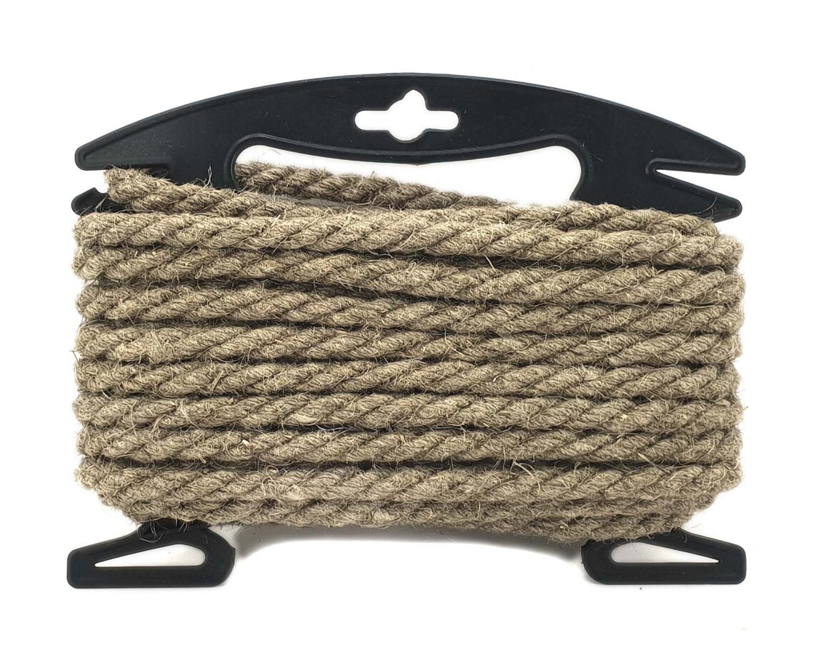 Corde de lin 8 mm Outils de corde naturelle torsadée pour lartisanat de ...