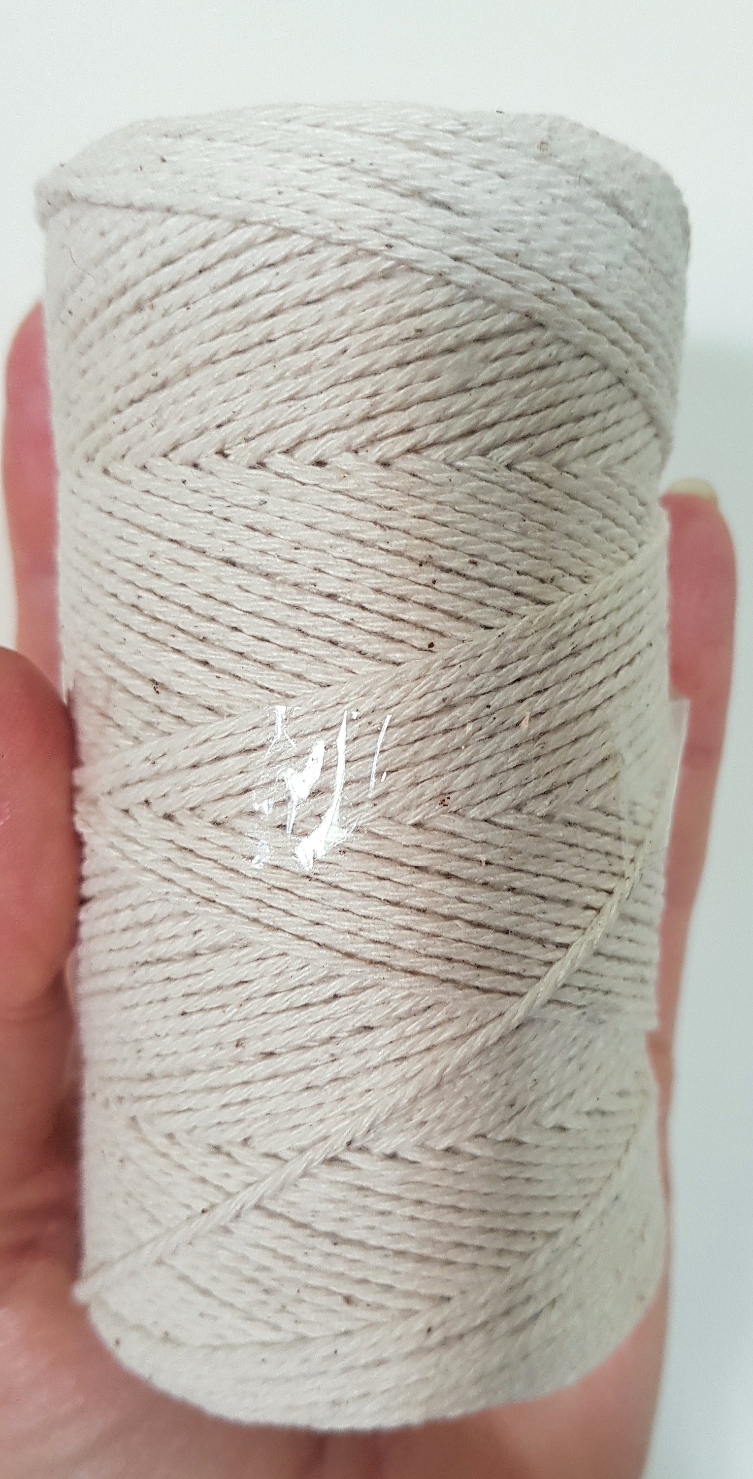 Cotton Cord 1.5 Mm/100 M Twisted Cord Yarn for Crafts Macrame - Etsy