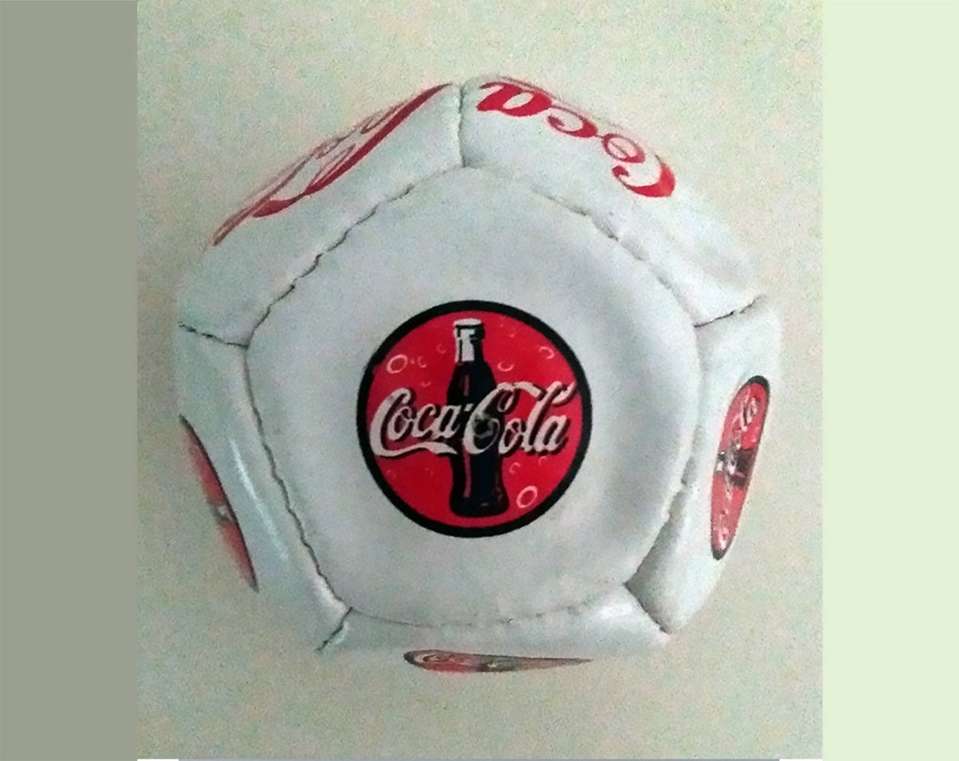 Mini Coca Cola Soccer Ball for Italia 90 in White Leather - Etsy Australia
