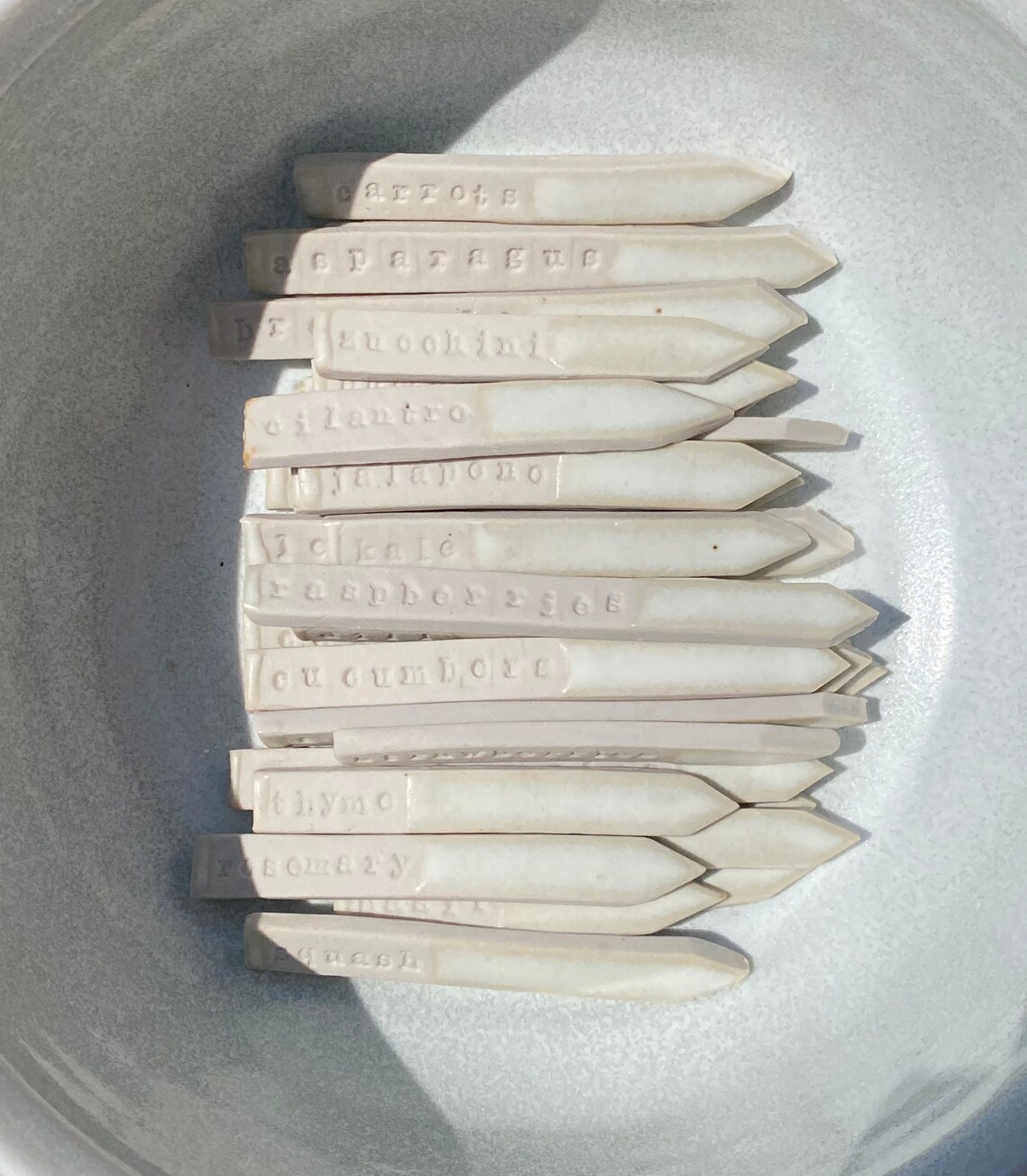 Ceramic Garden Markers - Etsy