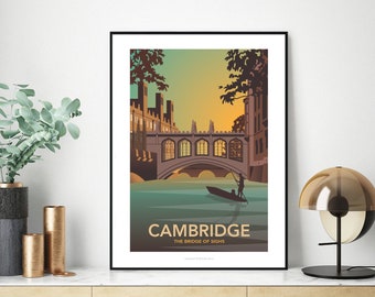 Cambridge poster | Etsy