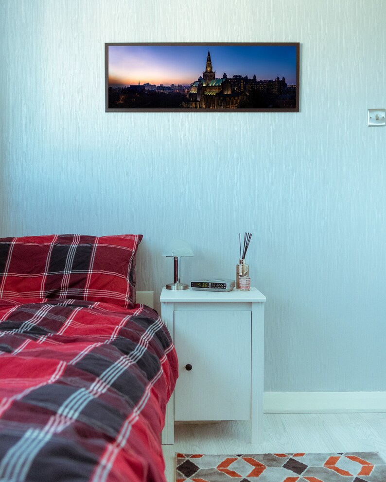 Cathedral Gloamin - Glasgow, Scotland - Fine Art Panoramic Photo Print ...