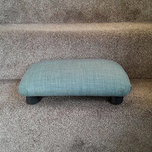 Duck Egg Blue Little Plain or With Buton Footstool / Under Desk in the ...