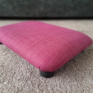 Handmade Low Footrest Stool: 7.5cm Firm Plain Under Desk Footstool ASAP ...