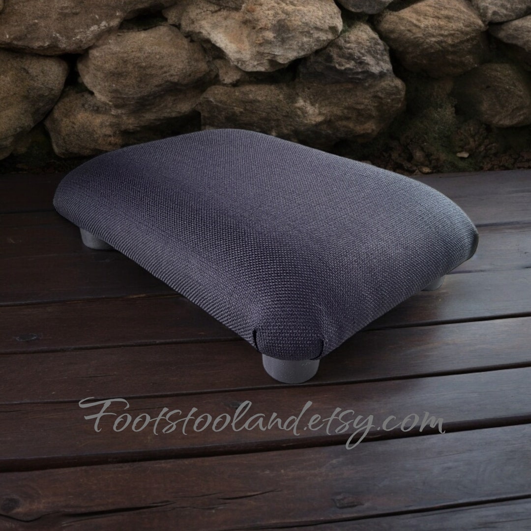 Office Desk Footstool Low 10 Cm 4" Plain Stool With Durable Black ...