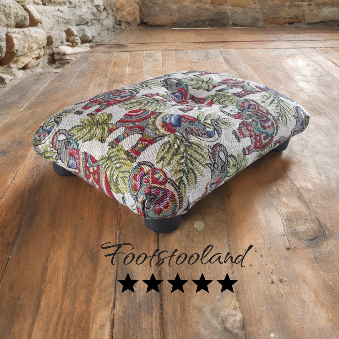 Home Office Footrest in Elephants Design / Little Kneeler Under Desk ...