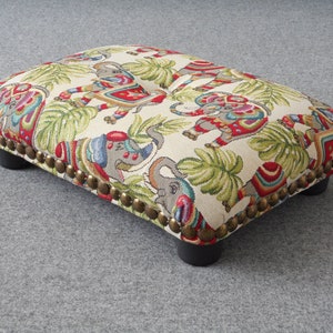 Office Desk Footstool in Elephants Design With Studds and Optional ...