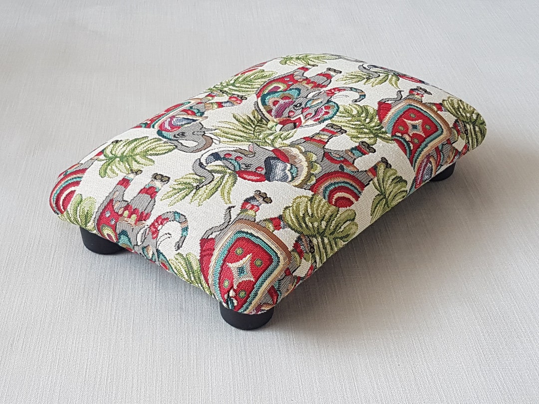 Home Office Footrest in Elephants Design / Little Under Desk Footstool ...