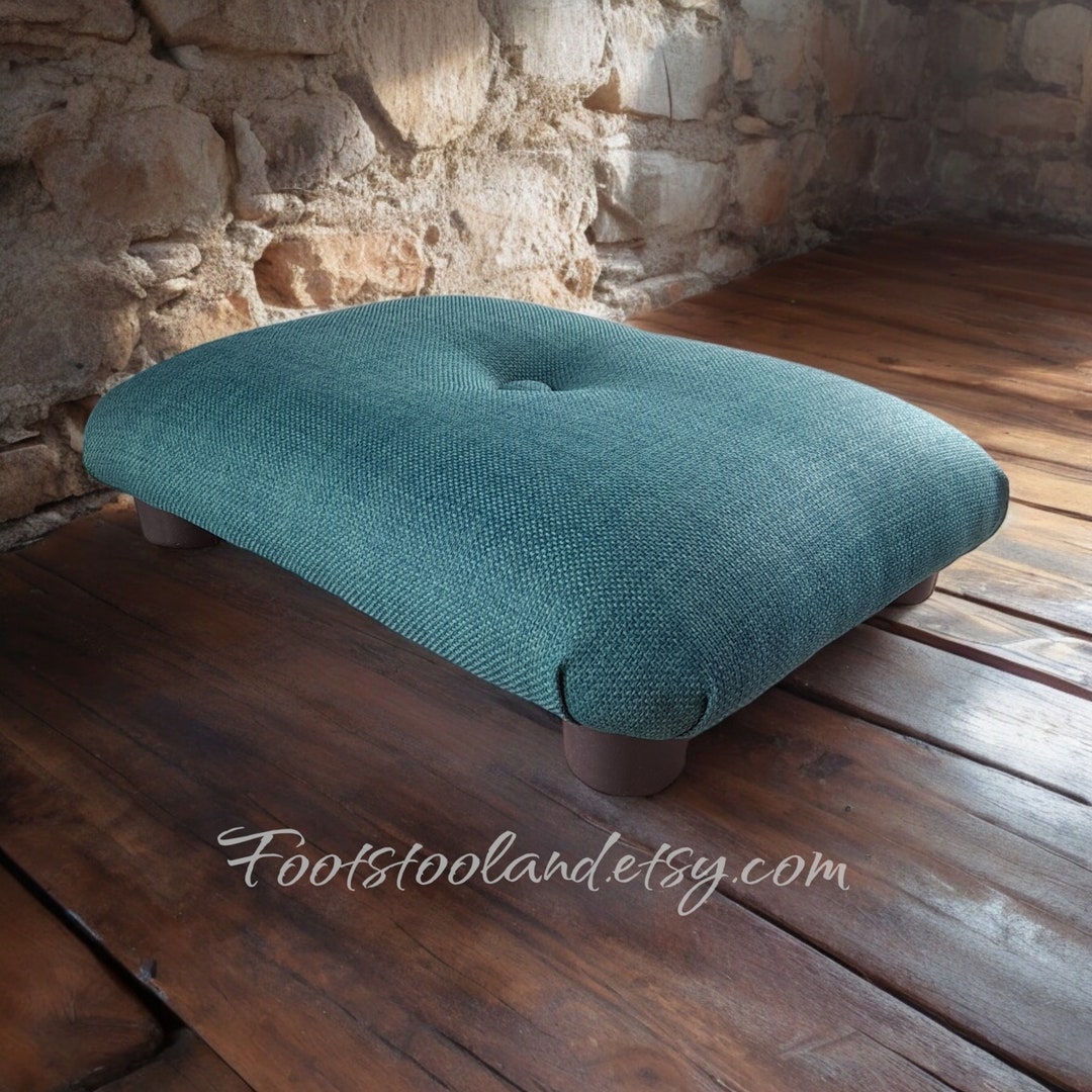 ASAP Desk Low Footstool 10 Cm 4" Footrest With Plastic Feet and Button ...