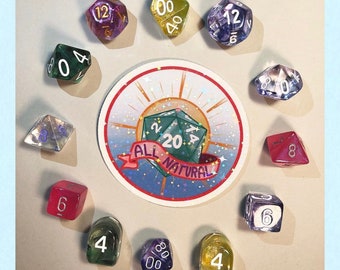 D20 Digital Sticker - Etsy