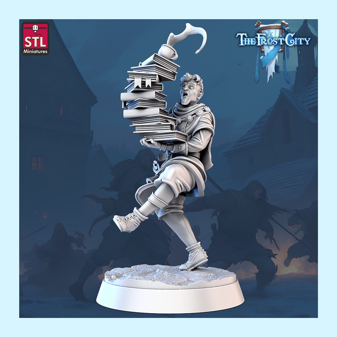 Wizard Apprentice, Bookish Wizard, Librarian, Mage Scholar, Sorcerer ...