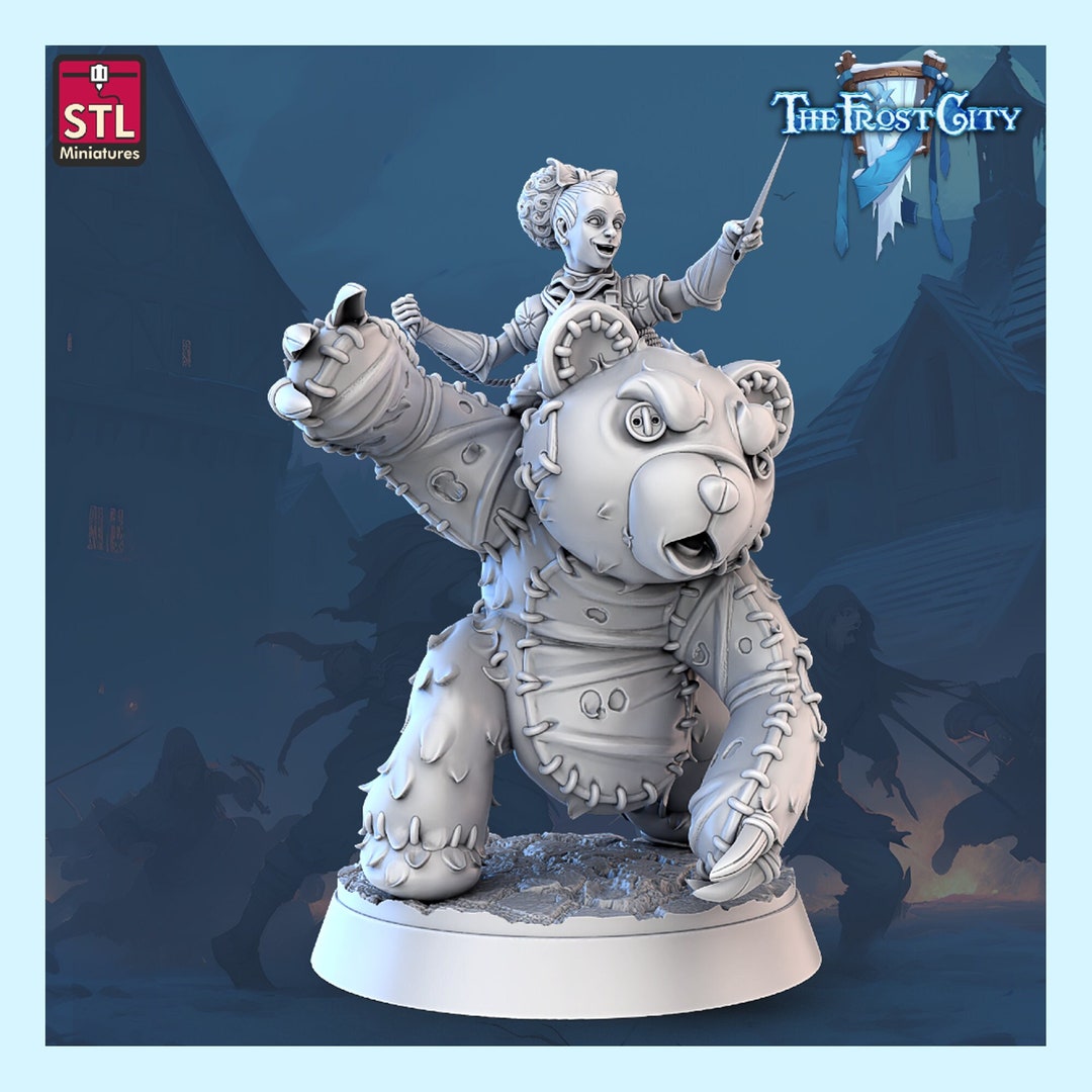 Enchanter, Little Girl Mage, Mage Apprentice, Young Wizard Girl, Teddy ...