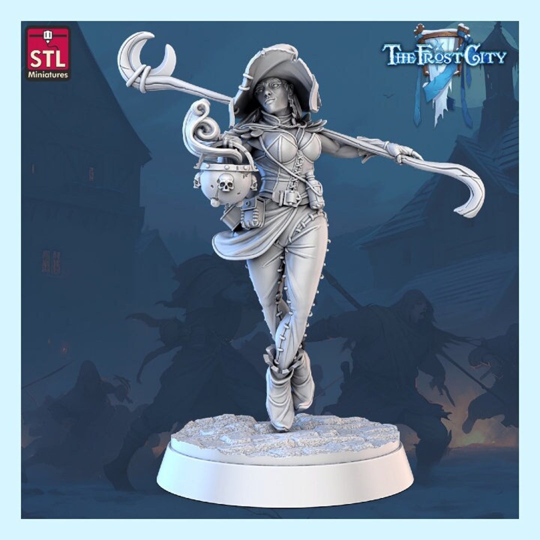 Witch 5e, Sorceress, Alchemist, Warlock, Witchlight, Wizard, Mage STL ...