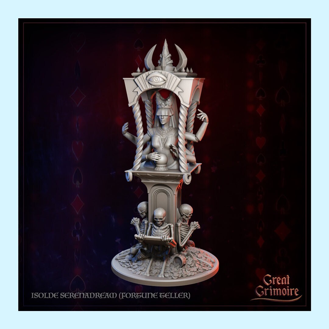 Witchlight Carnival Fortune Teller Creepy Carnival Circus - Etsy