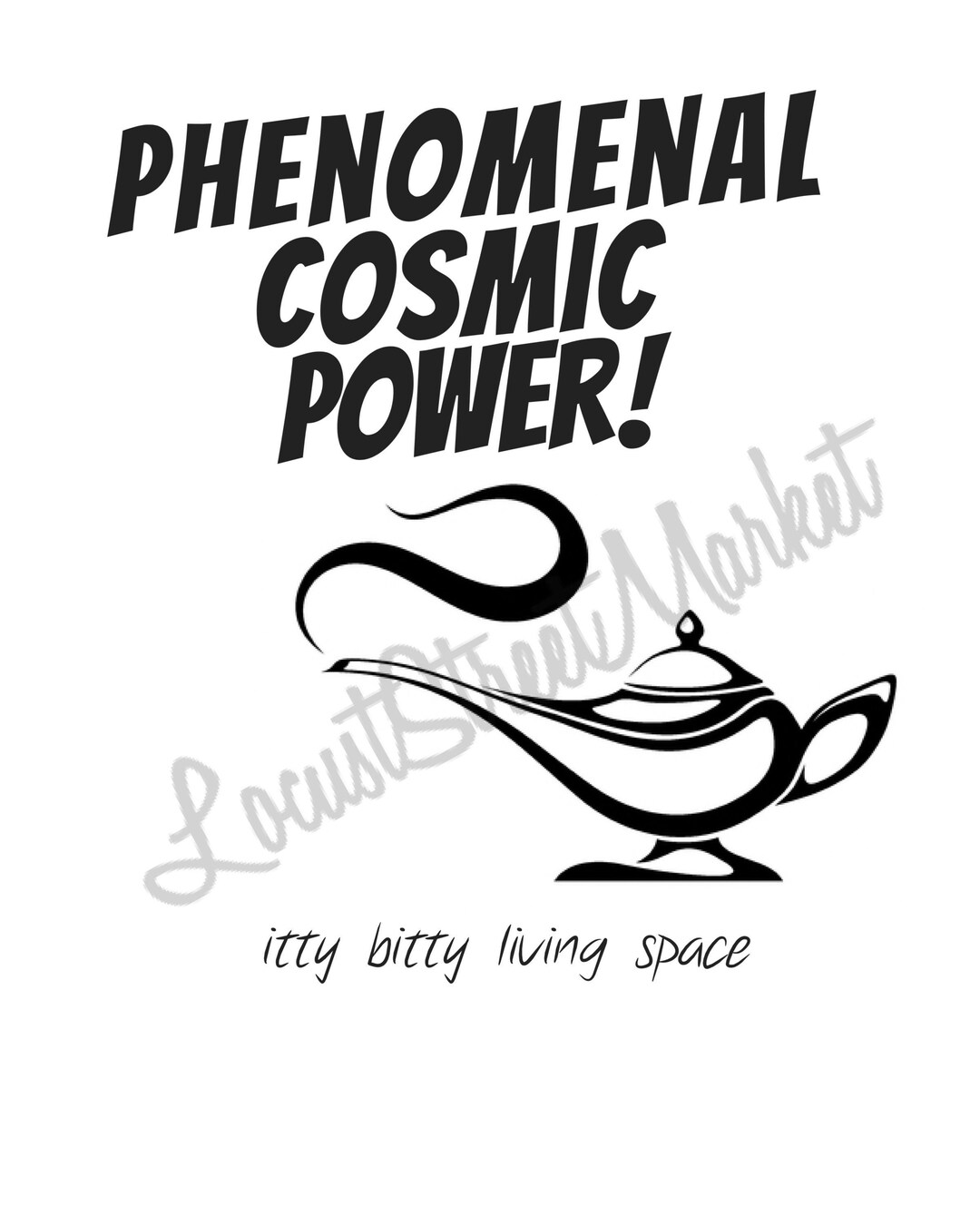 Phenomenal Cosmic Power Genie SVG, Jpeg, Dxf, Png - Etsy