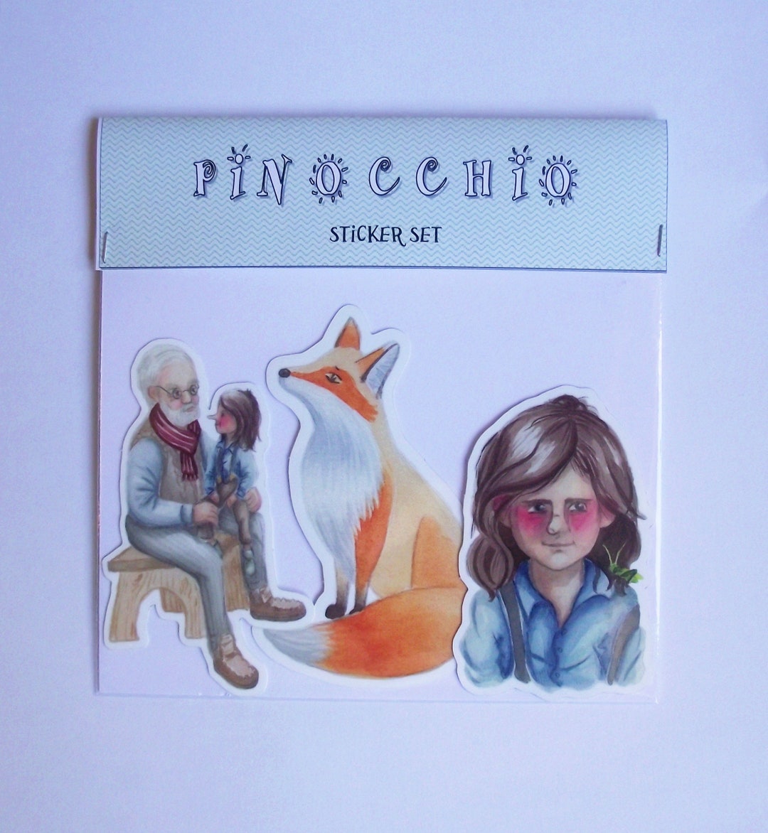 Pinocchio Sticker Set - Etsy