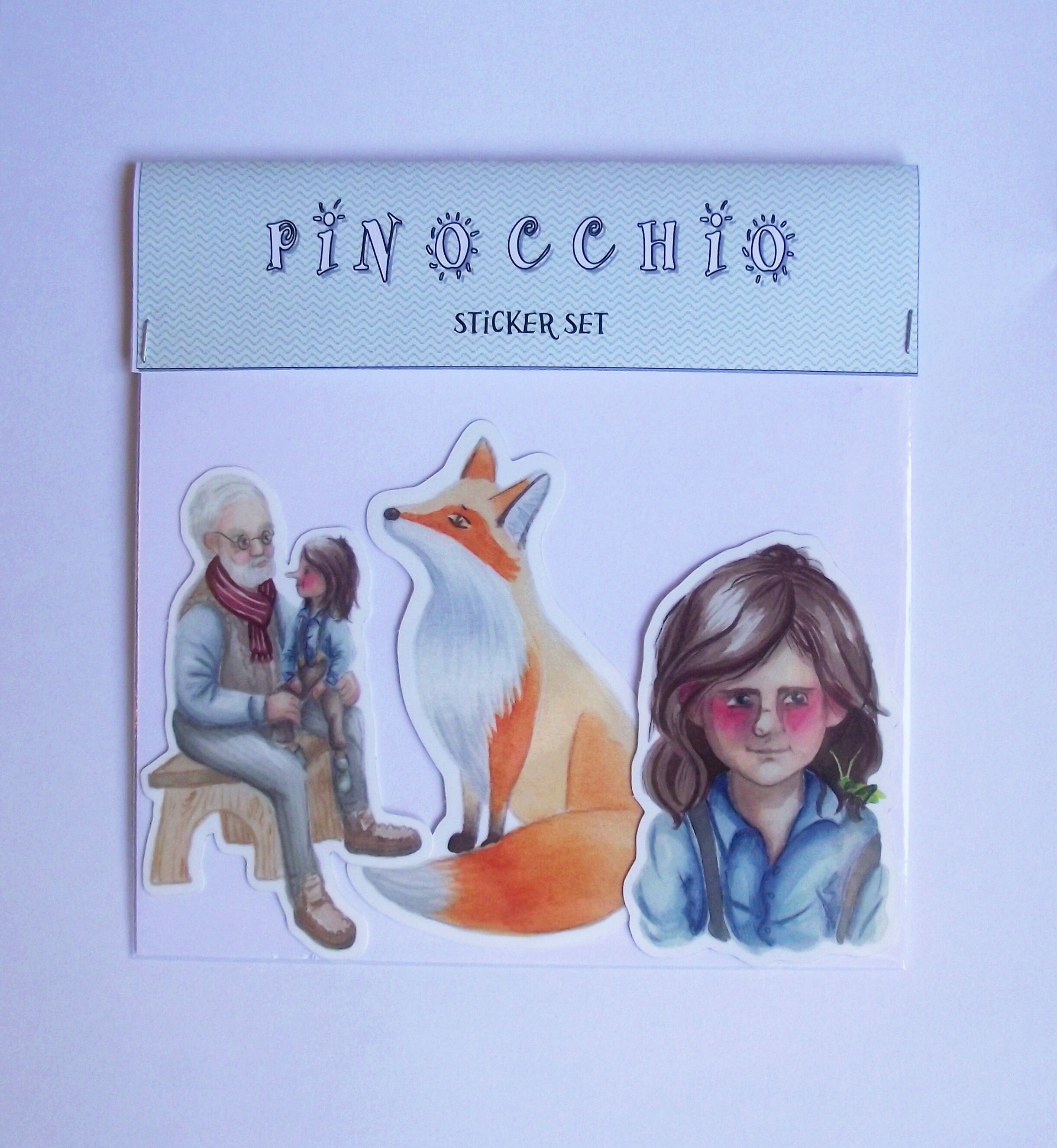 Pinocchio Sticker Set - Etsy
