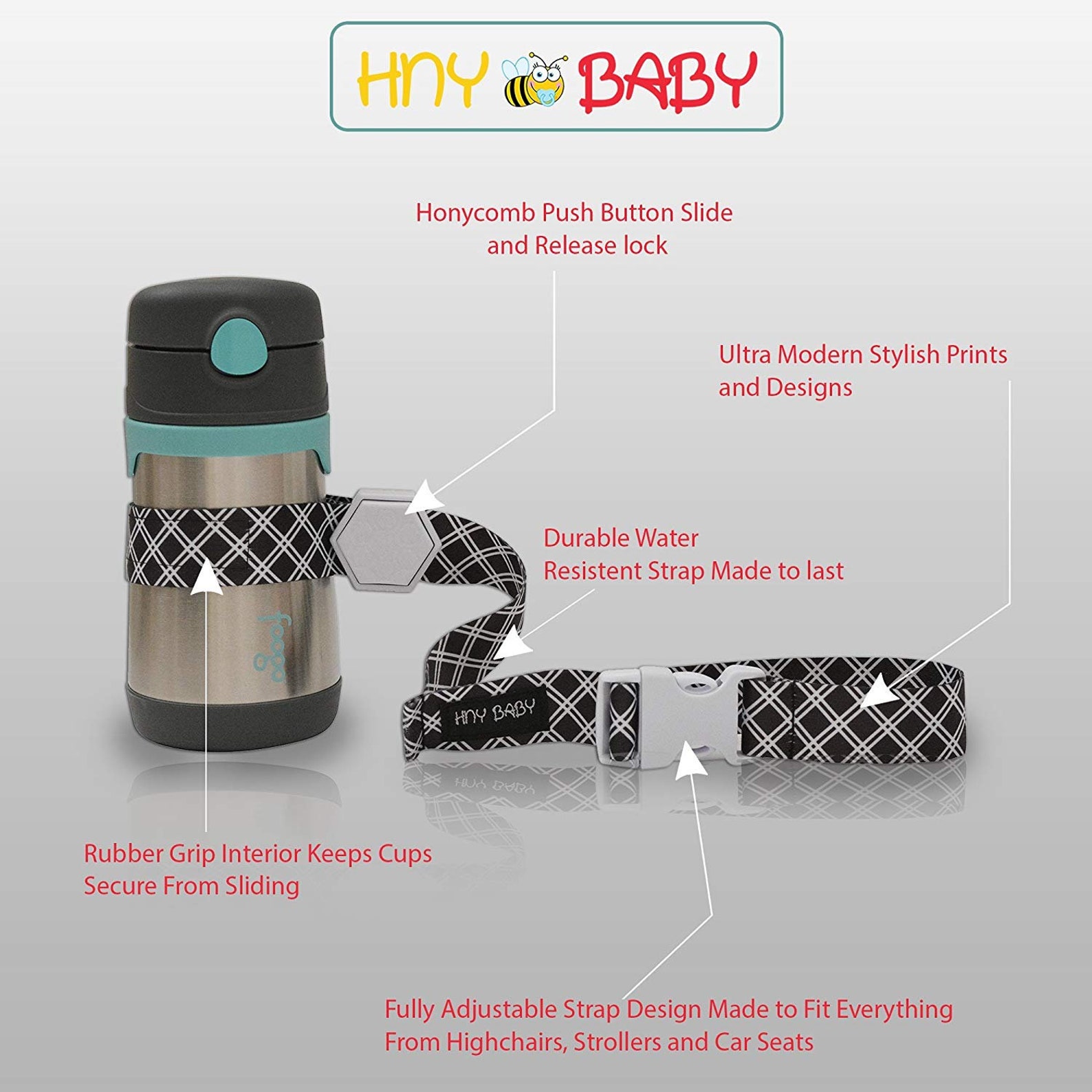 Hnybaby Sippy Cup Strap for Baby Bottle Toy Strap 2 Pack | Etsy