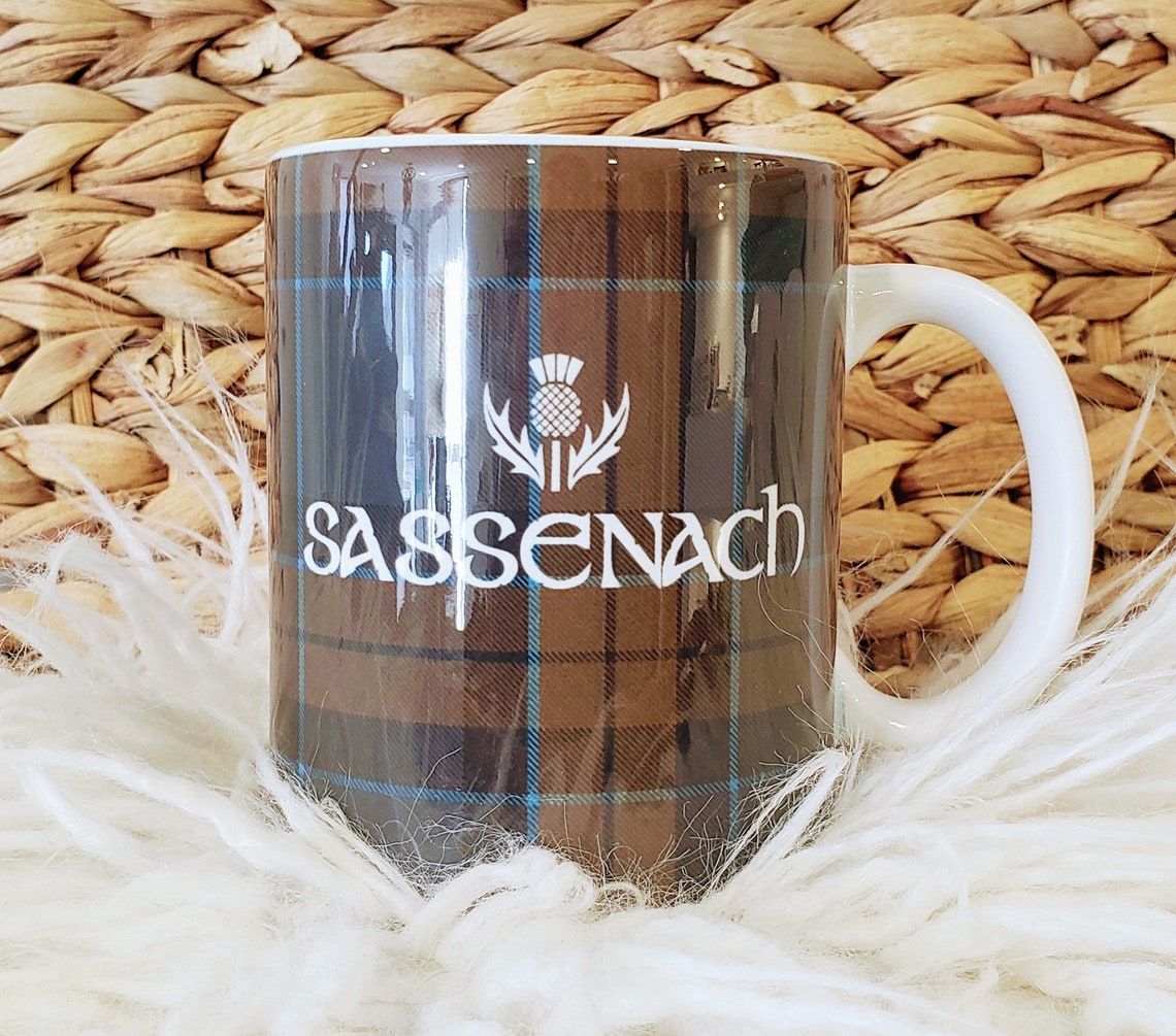 Sassenach Ceramic Mug Scottish Clan Tartan Coffee Tea Cocoa | Etsy