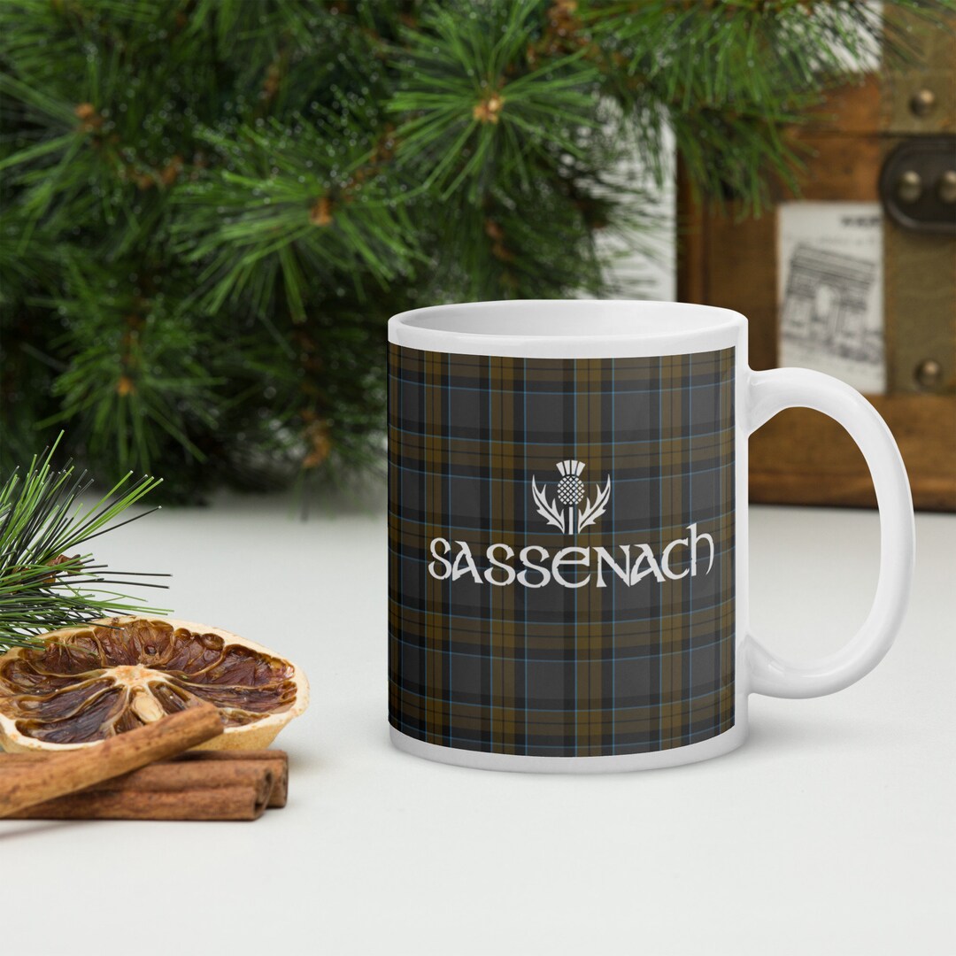 Sassenach Ceramic Mug Scottish Clan Tartan Coffee Tea Cocoa - Etsy
