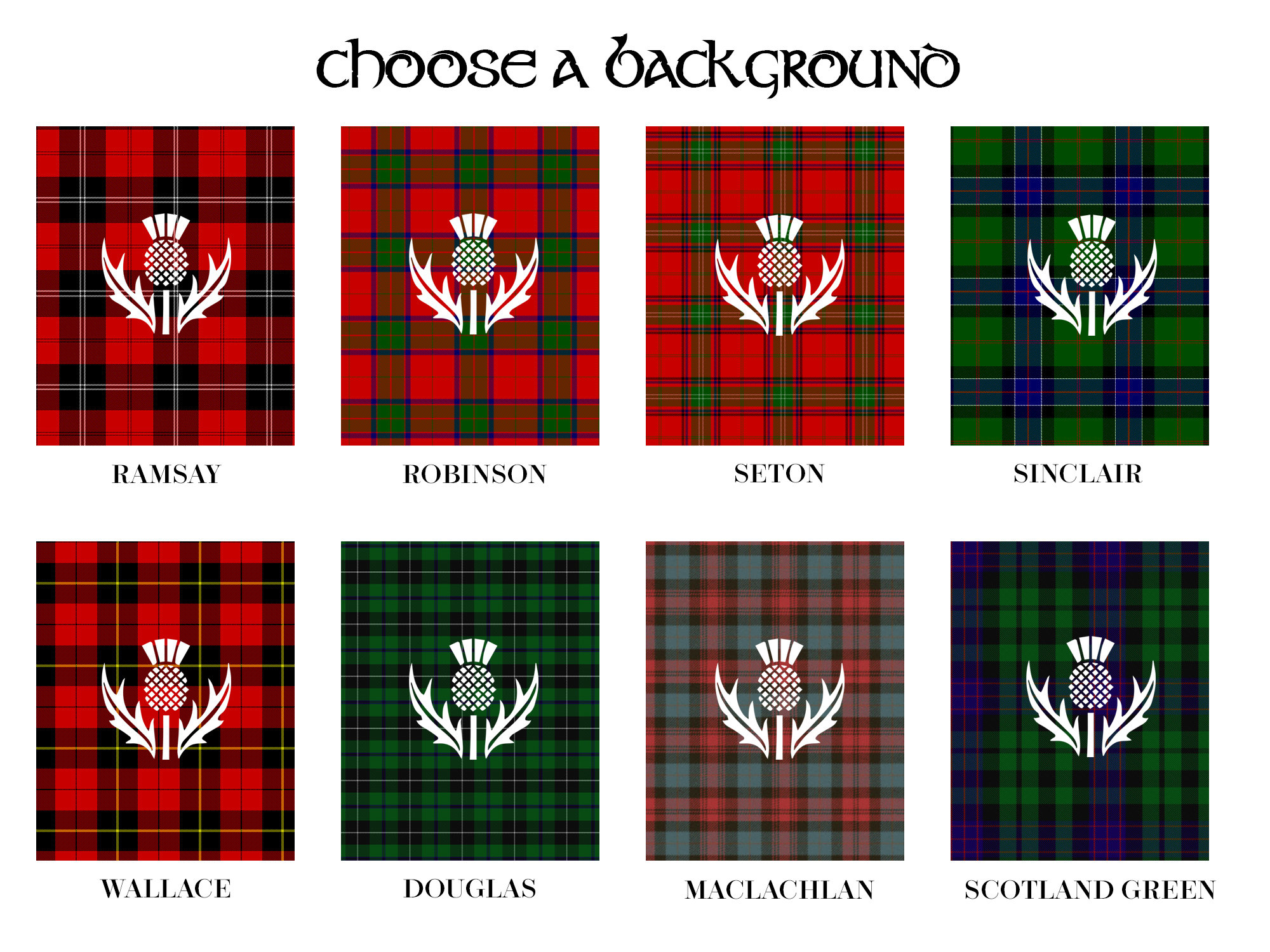 Personalized Scottish Clan Garden Welcome Flag Thistle - Etsy