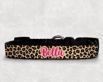 Cheetah Print Dog Collar - Etsy