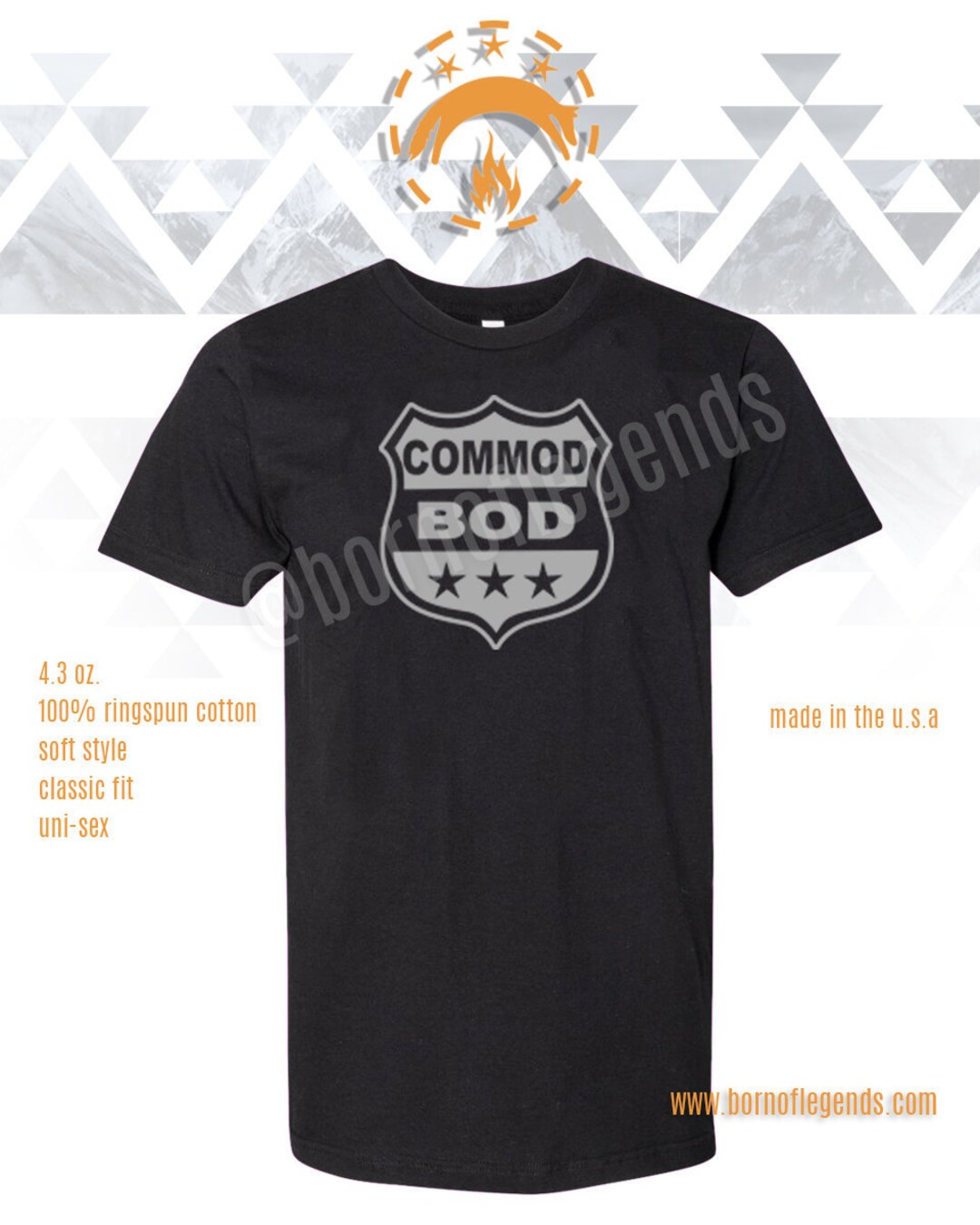 Shirt: Commod Bod - Etsy