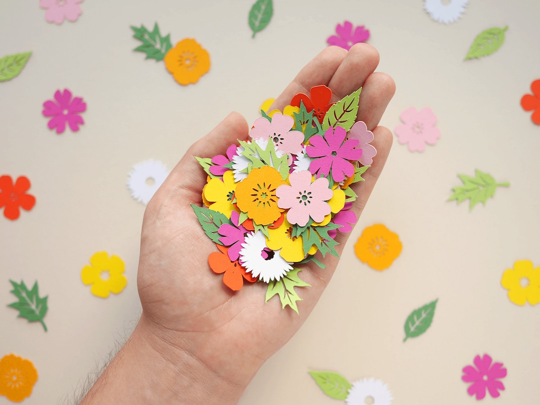 Wildflower Confetti Wild One Flower Power Party Decor, Baby in Bloom ...
