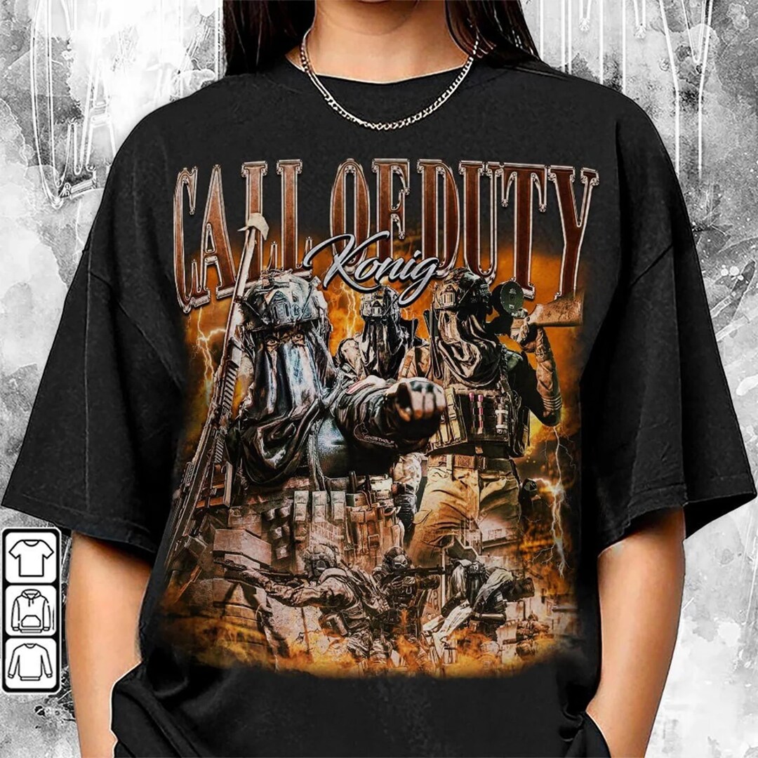 Konig COD 90s Shirt Bootleg Modern Warfare 1 2 3 Game Vintage - Etsy